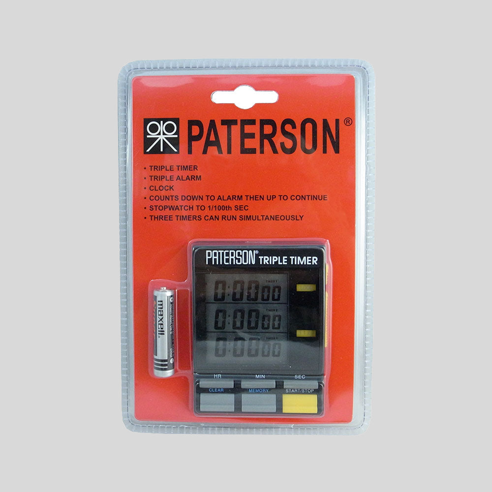 Paterson Triple Timer Clock – Camera Film Photo Limited #ENJOYFILM